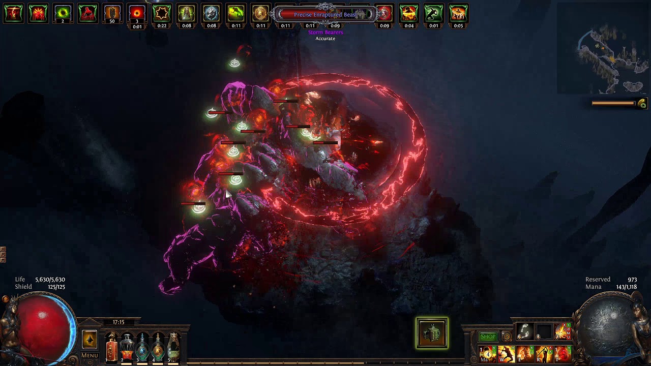 Path of Exile Earthquake Baran, the Crusader - YouTube