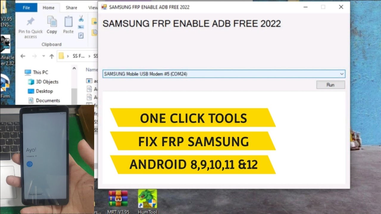 ONE CLICK FRP SAMSUNG TOOLS - YouTube