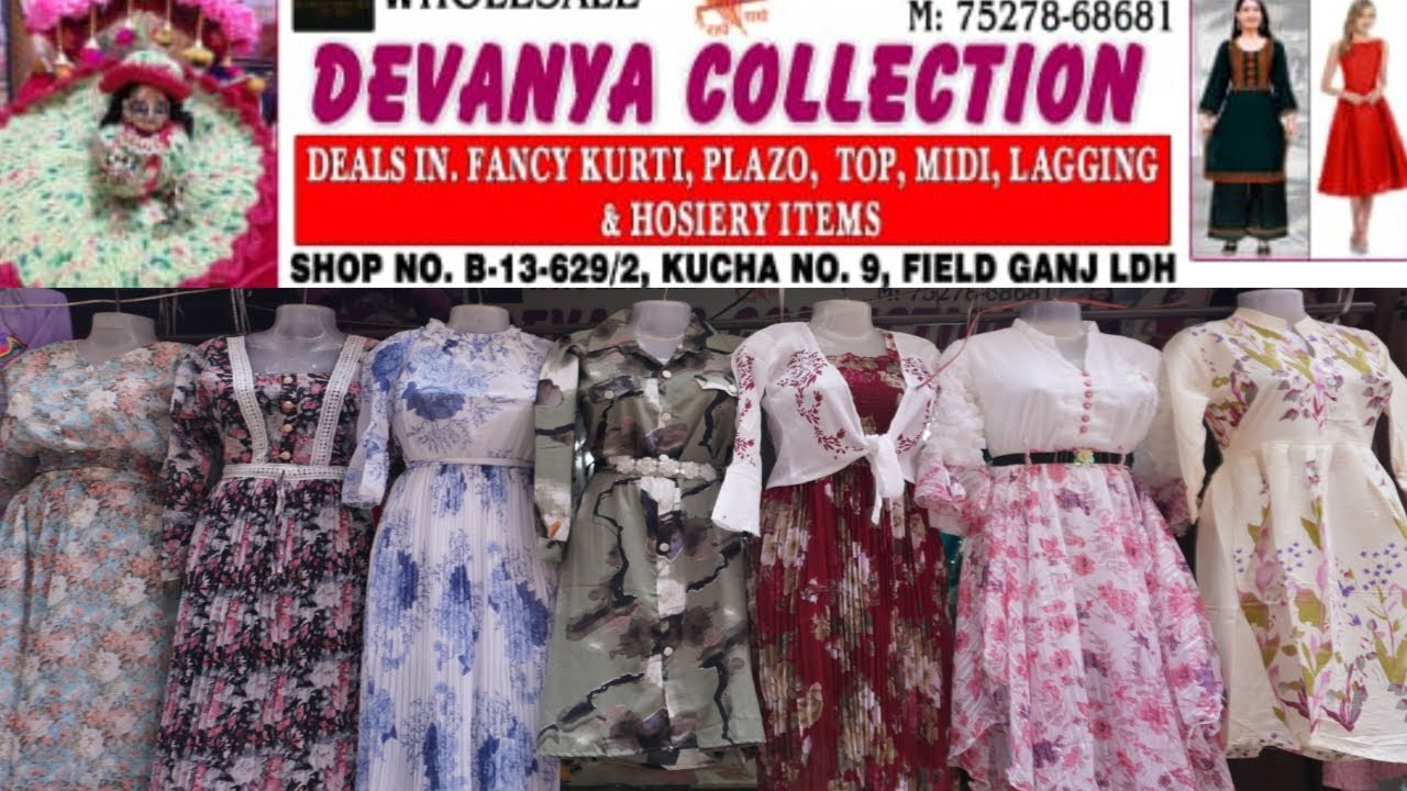 Ladies Readymade Cloths Wholesale Shop Ludhiana,Midi Dress,Kot Set ...