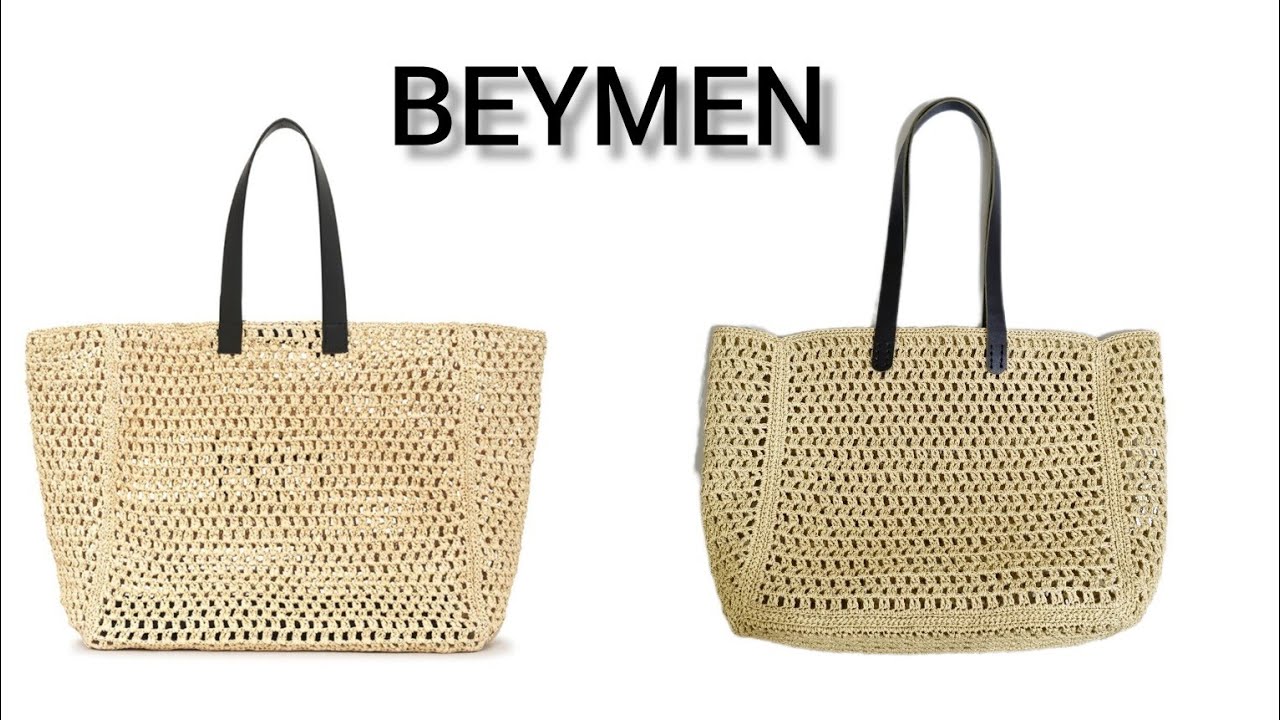 HARİKA OLDU🥰 BEYMEN DEN ÇANTA YAPIYORUZ - YouTube