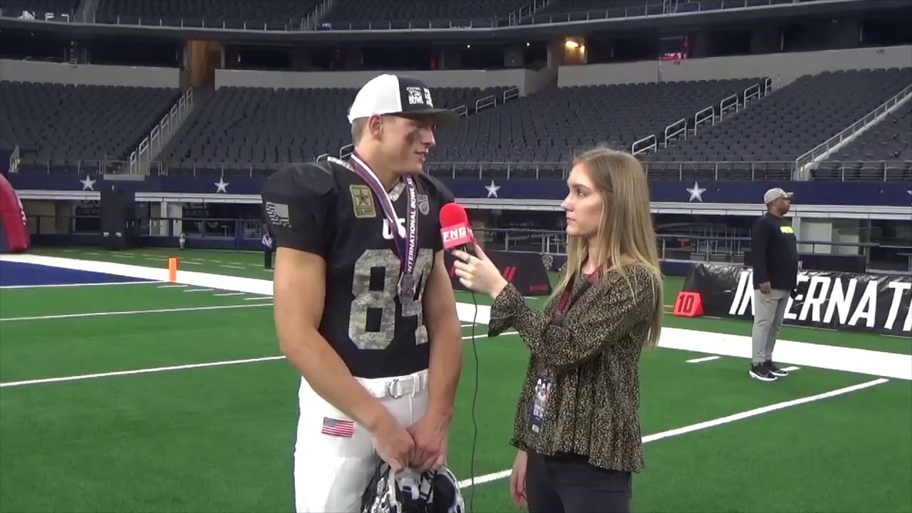 Team USA 19U/University Of Michigan TE Matthew Hibner - YouTube