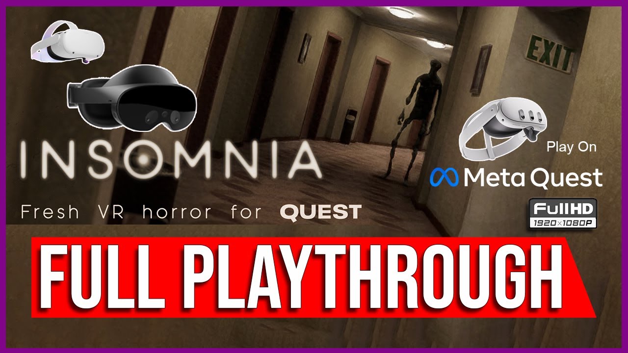 Insomnia VR | FAST PREVIEW GAMEPLAY MECHANICS | META OCULUS QUEST ...