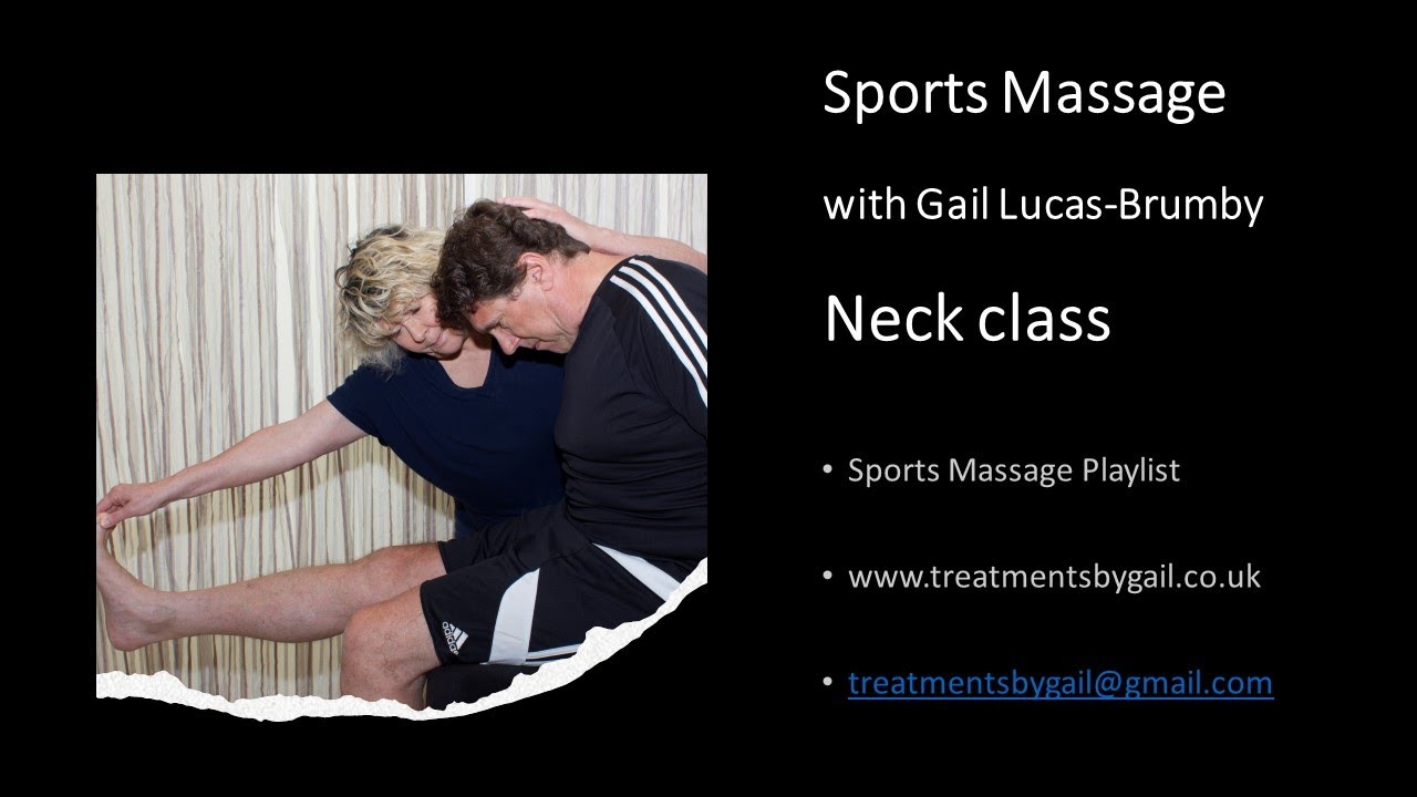 Sports Massage Neck with Gail Lucas Brumby - YouTube