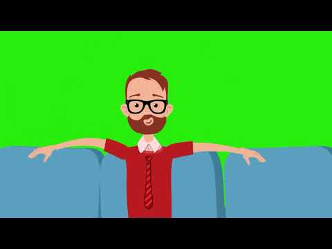 Boy cartoon animation green screen | man talking cartoon animation green screen