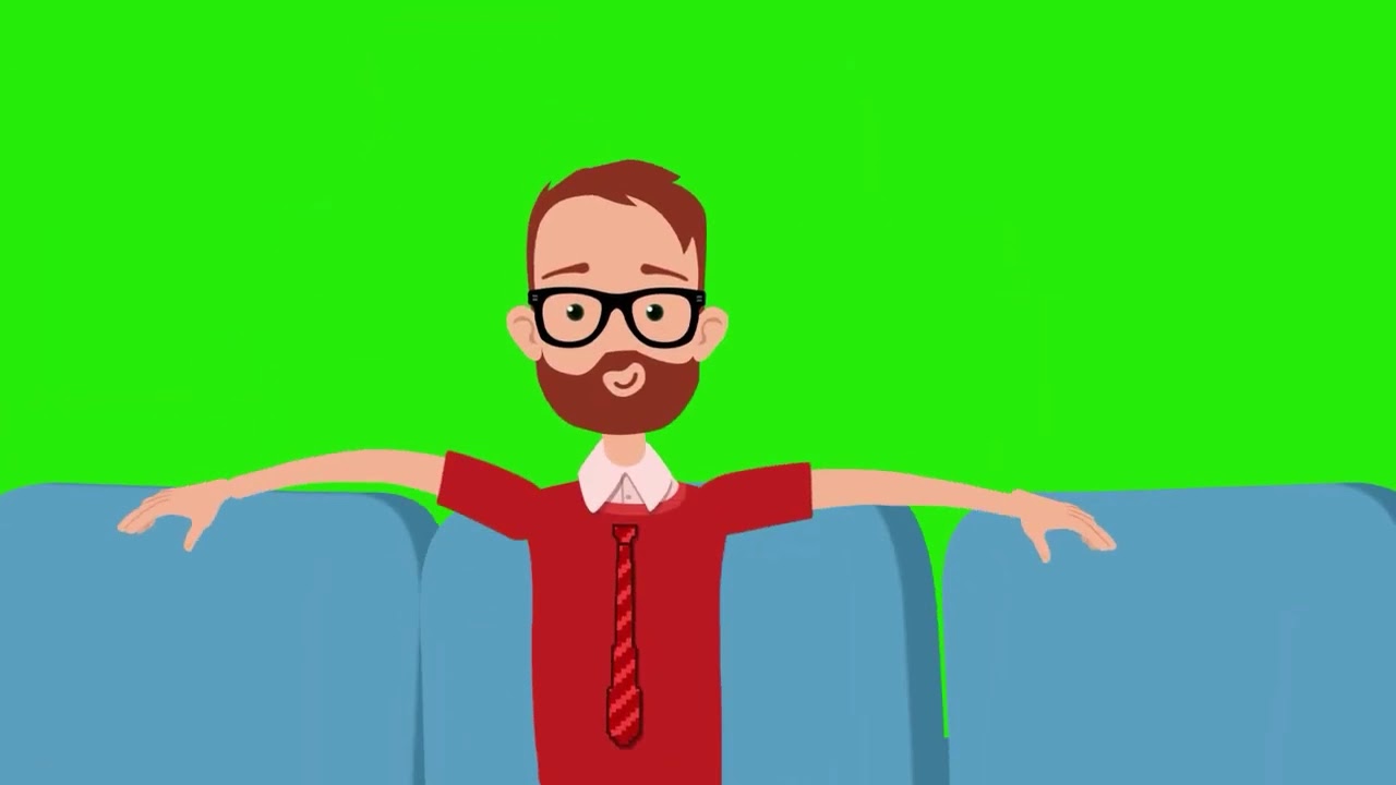 Boy cartoon animation green screen | man talking cartoon animation ...