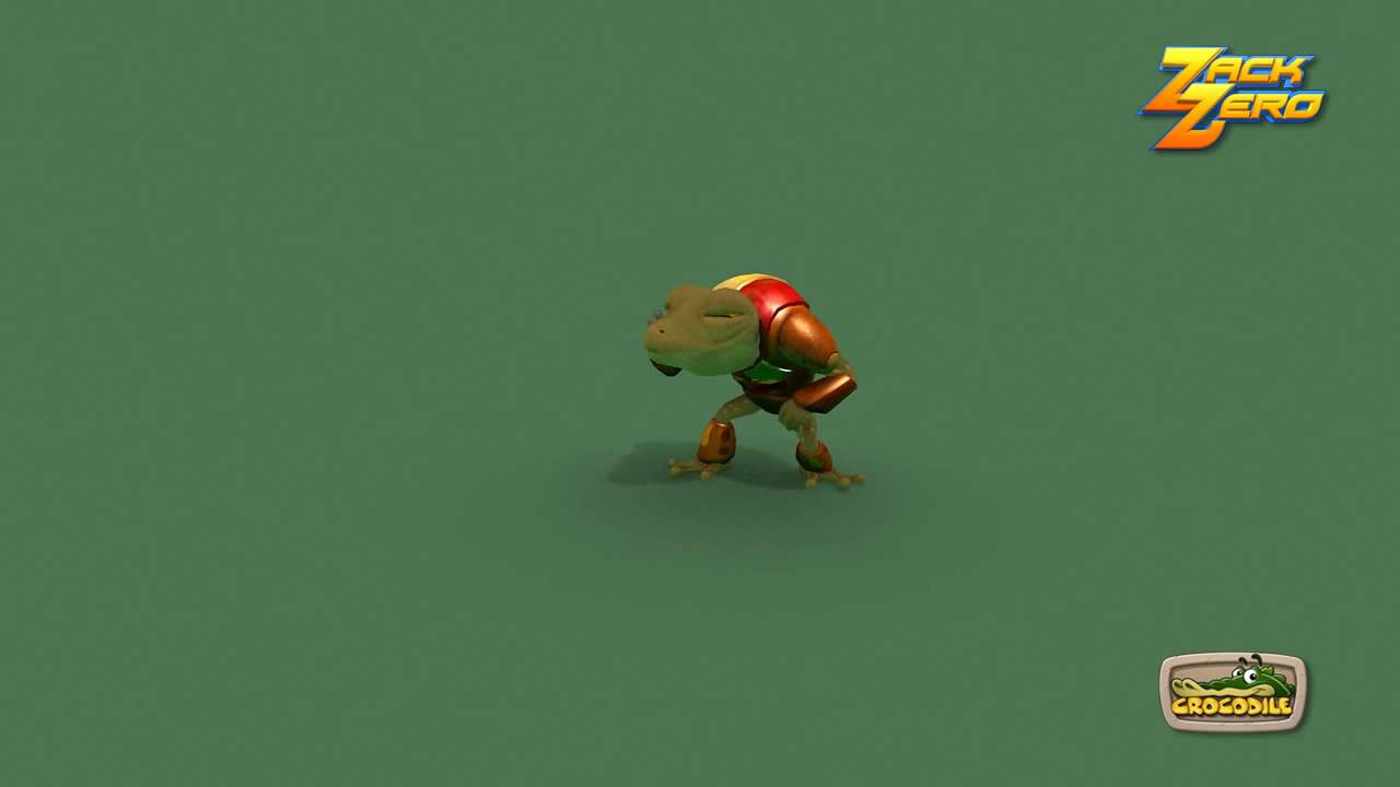 Zack Zero - Sapo Humanoide "Idle" Animation - YouTube