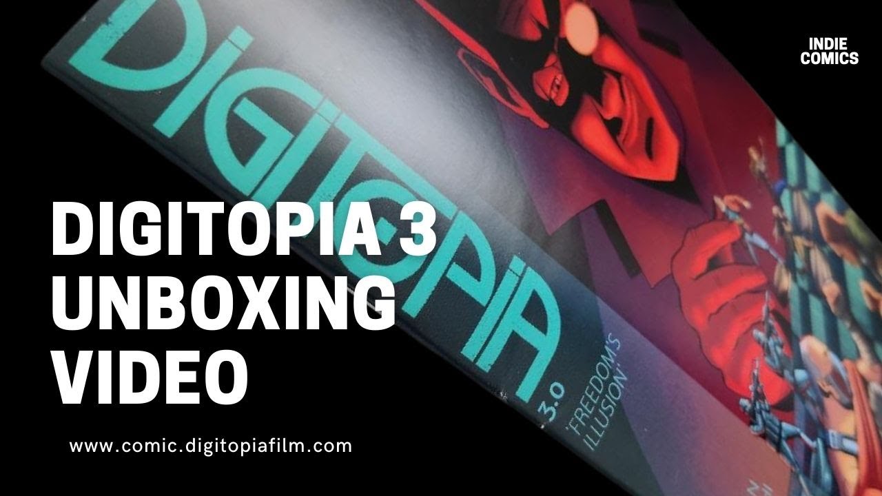 Digitopia 3 Comic Book Unboxing - YouTube