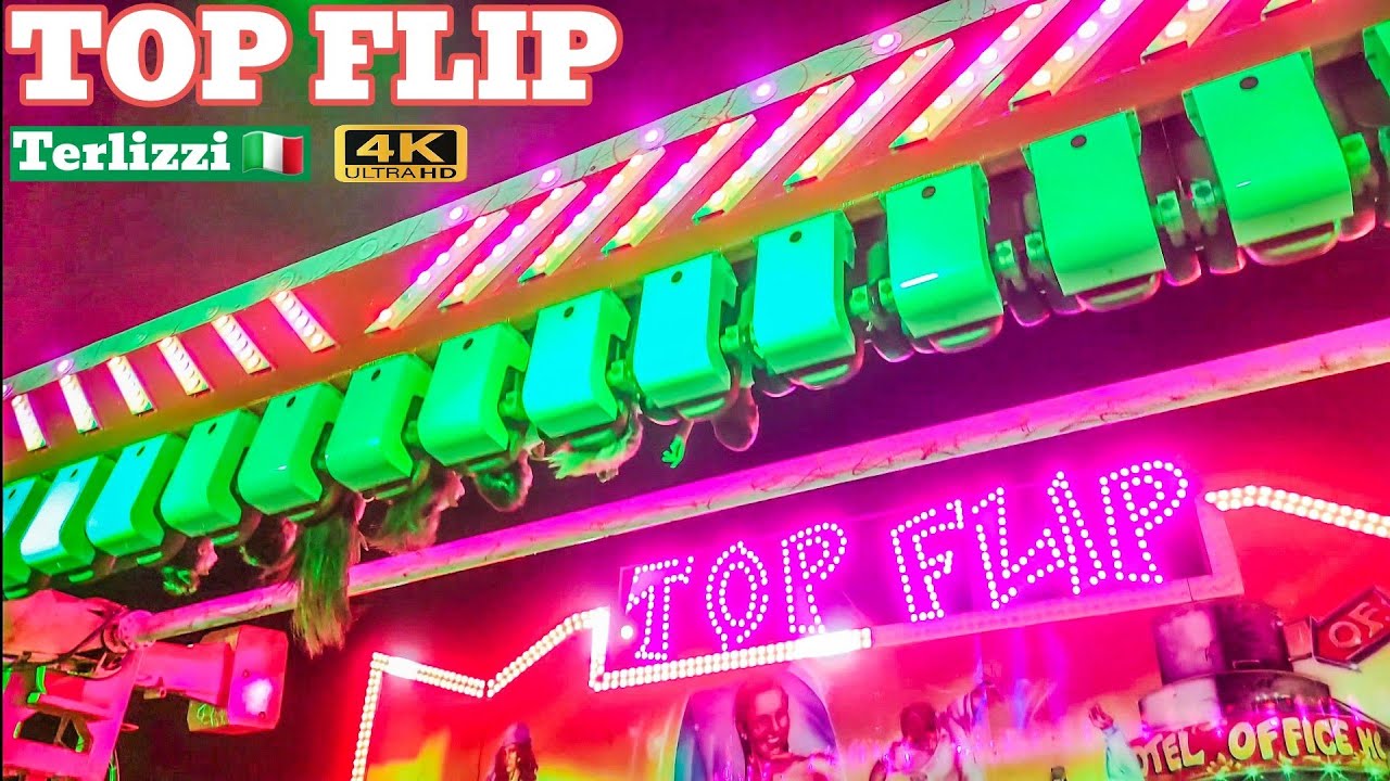 TOP FLIP Ride/Giostre 2025 🇮🇹 Lunapark Terlizzi 4K - YouTube