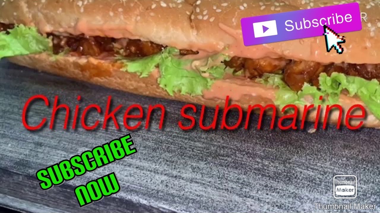 Chicken submarine/ dine more recipe - YouTube