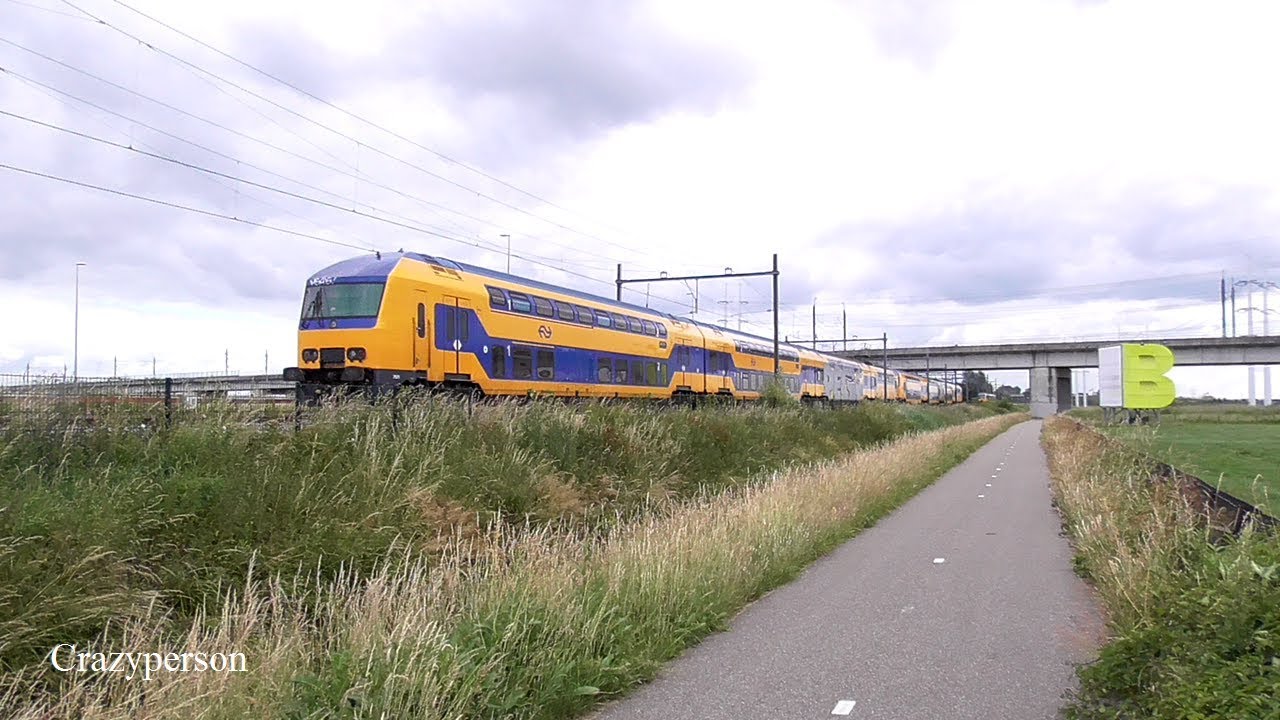 NS DDZ Dubbeldekker Treinen door Lansingerland Zoetermeer - YouTube