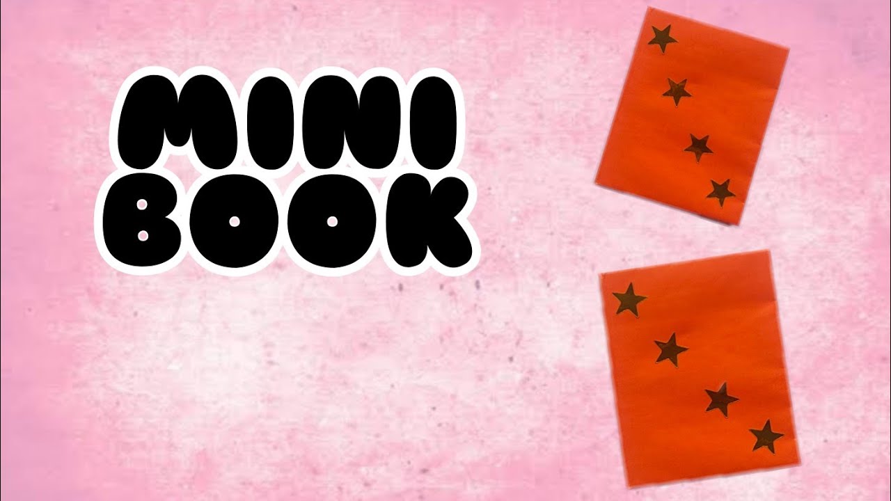 How To Make Mini Note Book With Sheet Of Paper | Diy | Mini Book ...