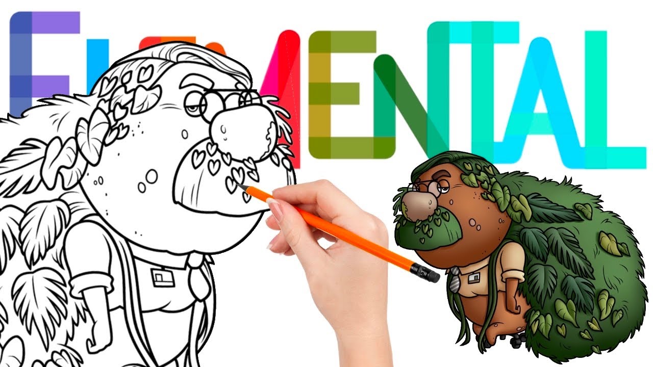 How to draw - Fern Grouchwood works at City Hall - Elemental - YouTube