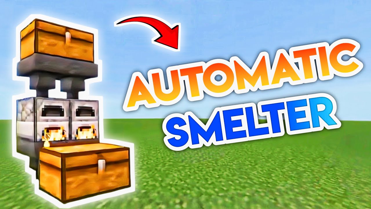 "How to Build an Automatic Smelter in Minecraft | Quick & Easy Tutorial ...