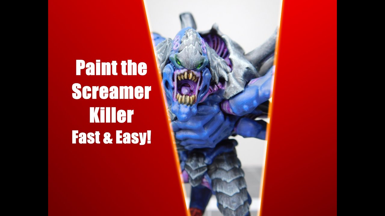How to Paint the Tyranid Screamer Killer - YouTube