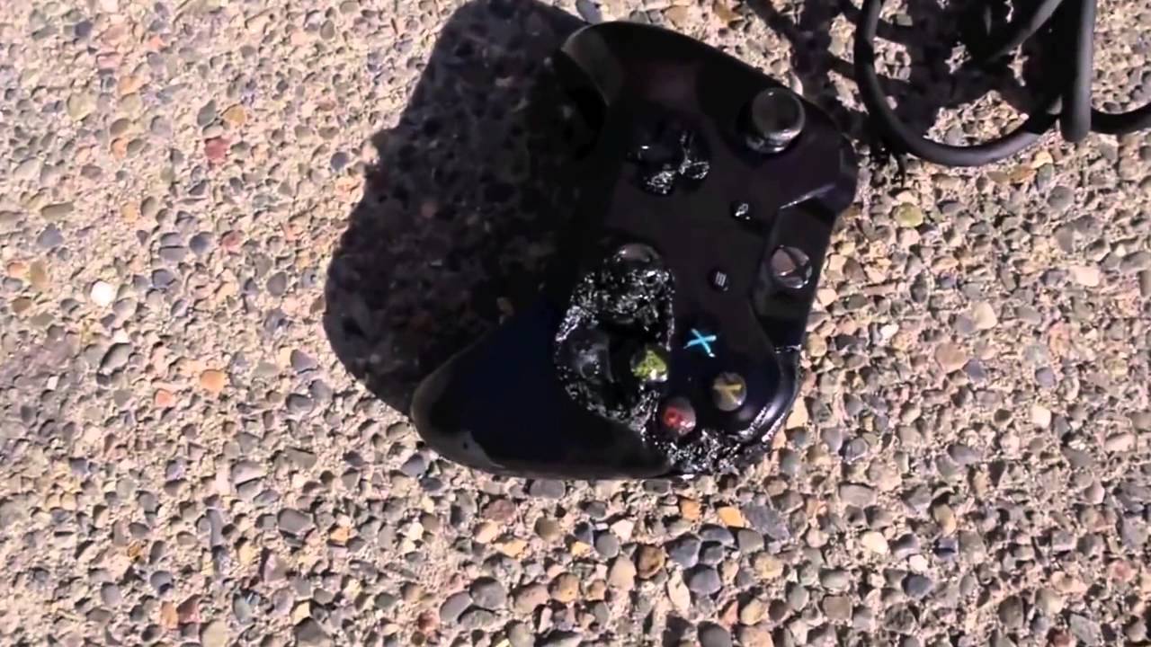 Burning a New Xbox One Fire Test - YouTube