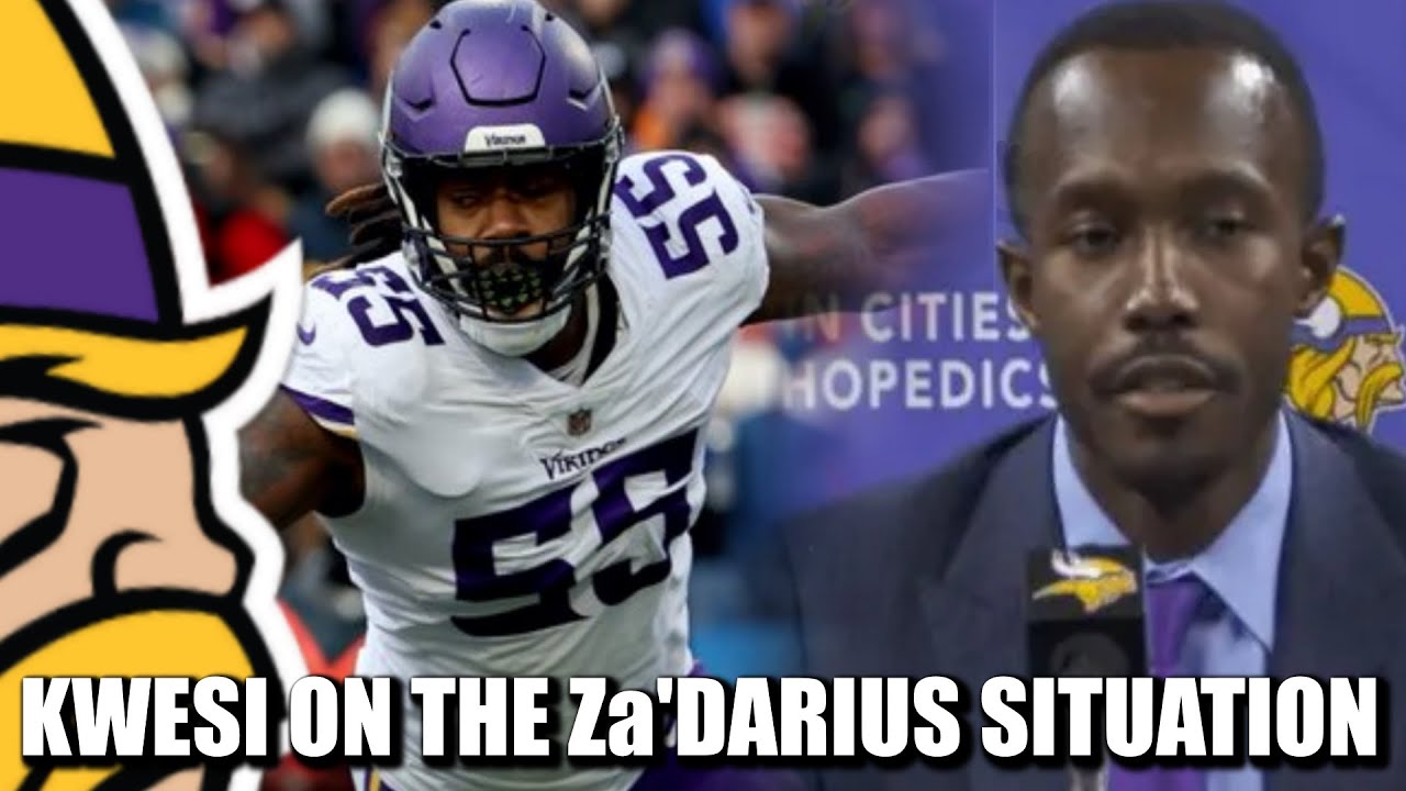 Kwesi Addresses the Ongoing Za'Darius Smith Situation - YouTube