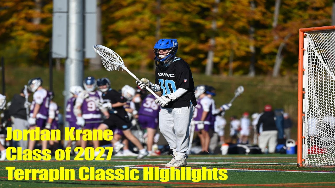 Jordan Krane Terrapin Classic Highlights - Class of 2027 (Goalie) - YouTube