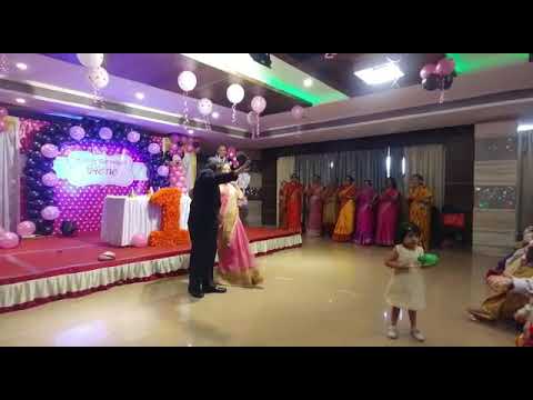 Irene's first birthday party - Aaji Aajoba catwalk