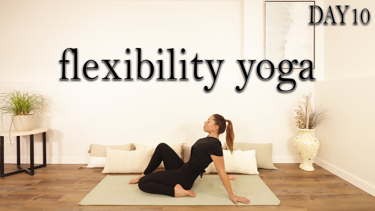 YOGA FOR FLEXIBILITY | Leg Stretch | Day 10 - YouTube