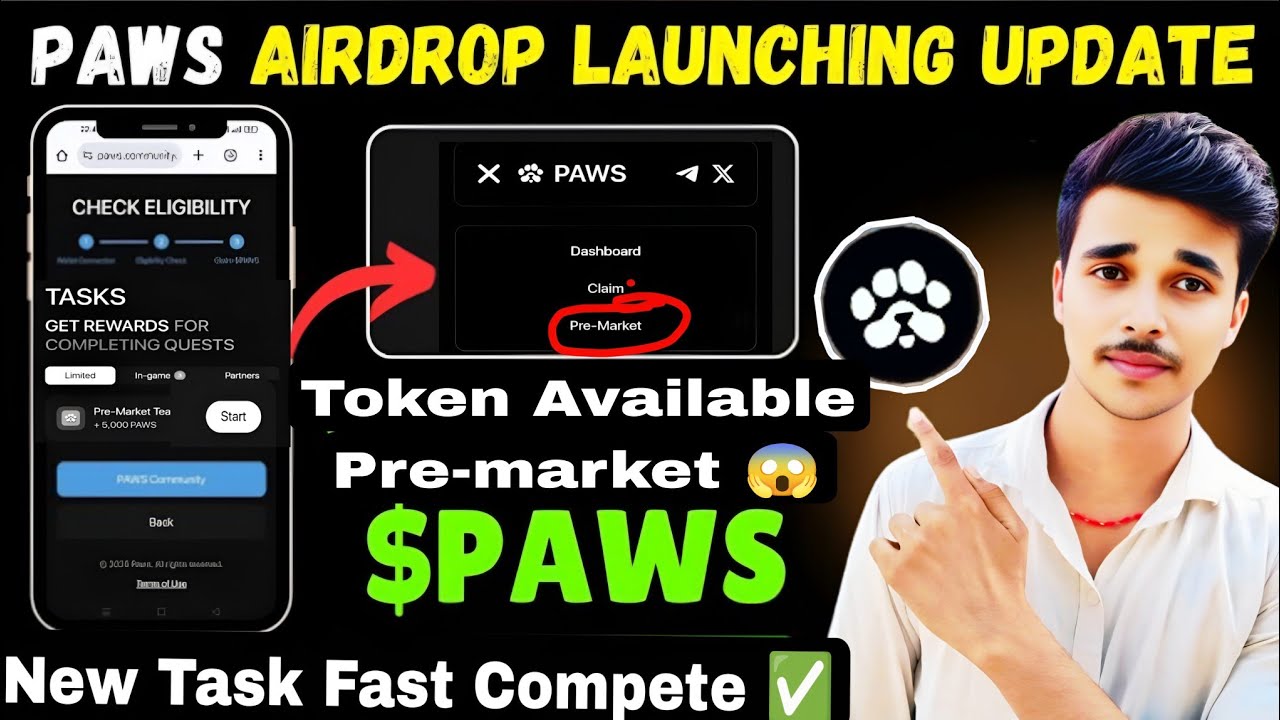 Paws Airdrop Listing😱| Paws airdrop new update | paws token buy & sell🤑 ...