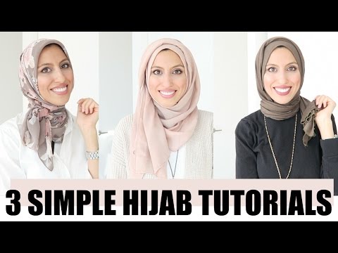 3 SIMPLE Hijab Tutorials in 2 Minutes!