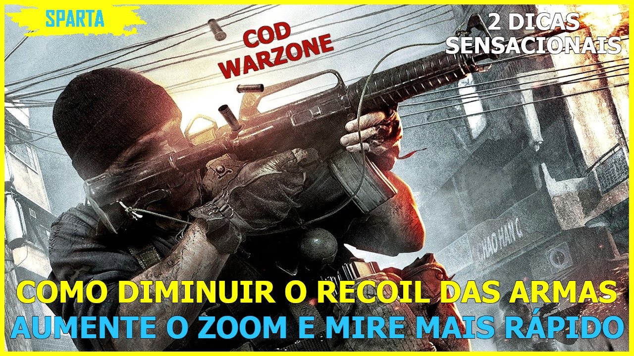 DICAS: COMO DIMINUIR O RECOIL DE TODAS AS ARMAS | AUMENTE O ZOOM E MIRE ...