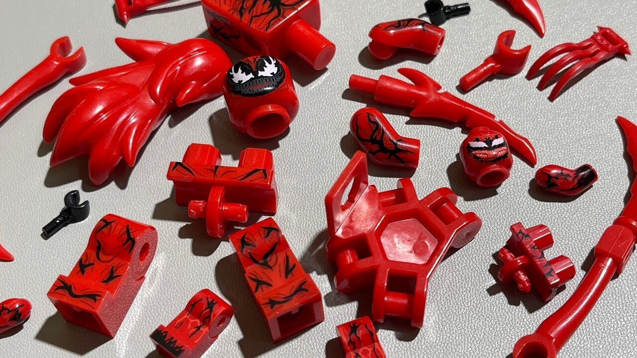 4 Minutes Experience Building 2 LEGO Sets | Red Venom | He is cool ...
