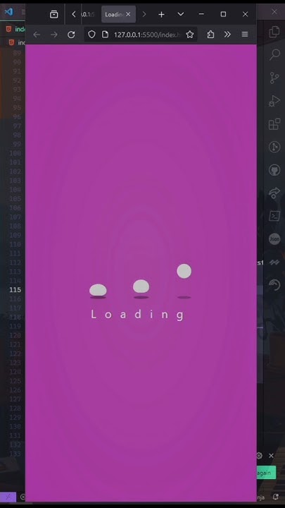 Loading Animation Html And Css Shorts Html5 Css Webdesign Htmlcss