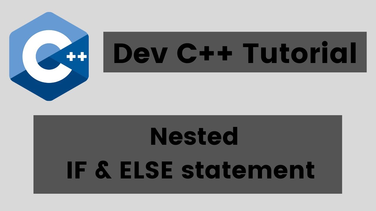 C Programming Tutorials 30 Nested If Else Statement In C Youtube 8166