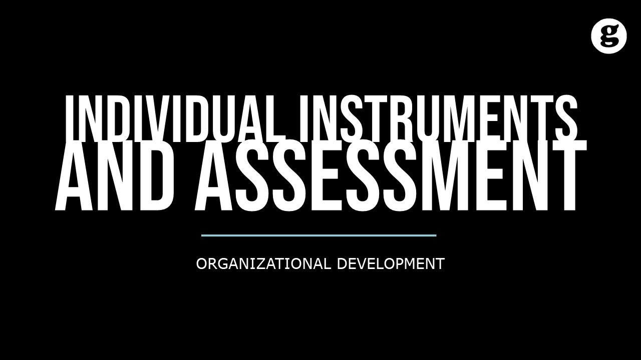 Individual Instruments and Assessments - YouTube