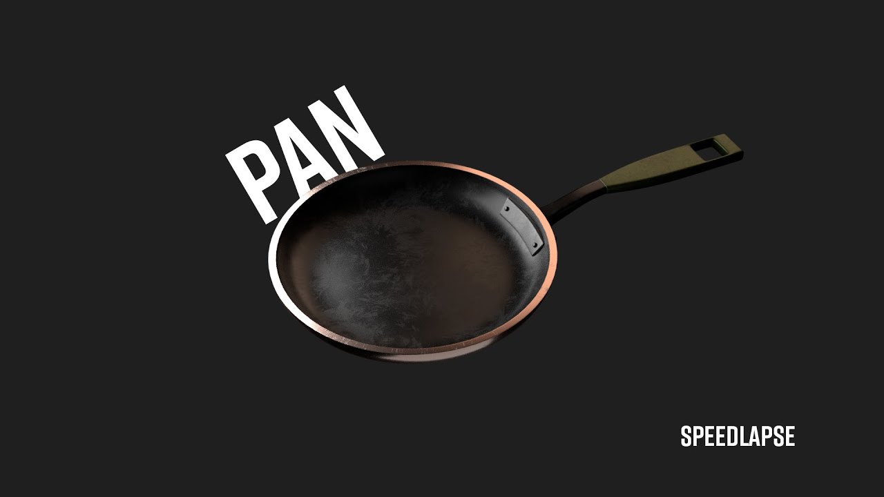 Speed Modeling Pan - Maya, Substance Painter - YouTube