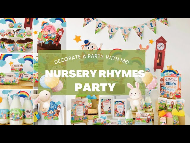 Nursery Rhyme Party Decorations