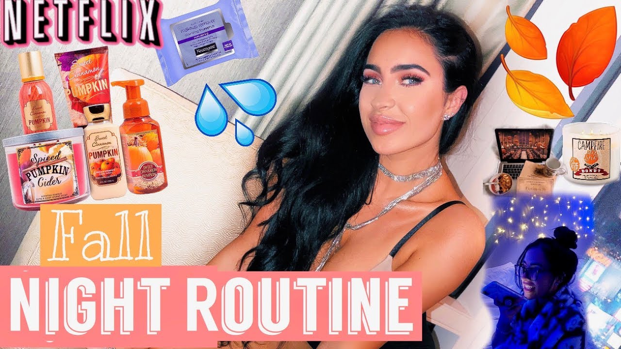 Cozy Fall Night Routine π Skincare Hygiene Setting The Vibe Youtube