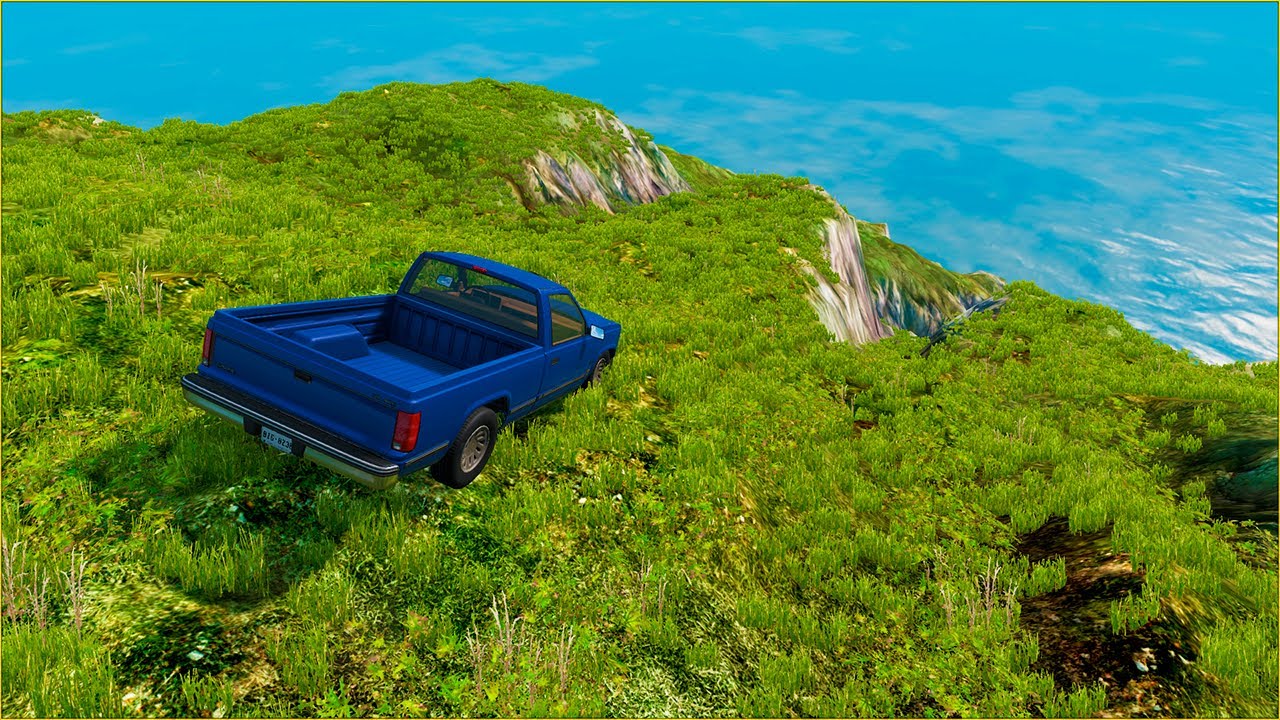 Cars vs cliff #11 BeamNG.Drive - YouTube