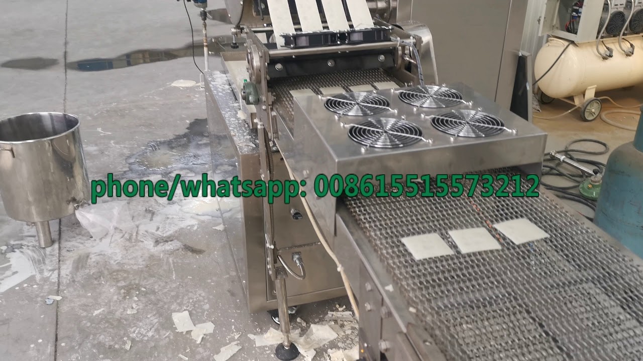 Commercial Spring Roll Wrapper Making Machine In India - YouTube
