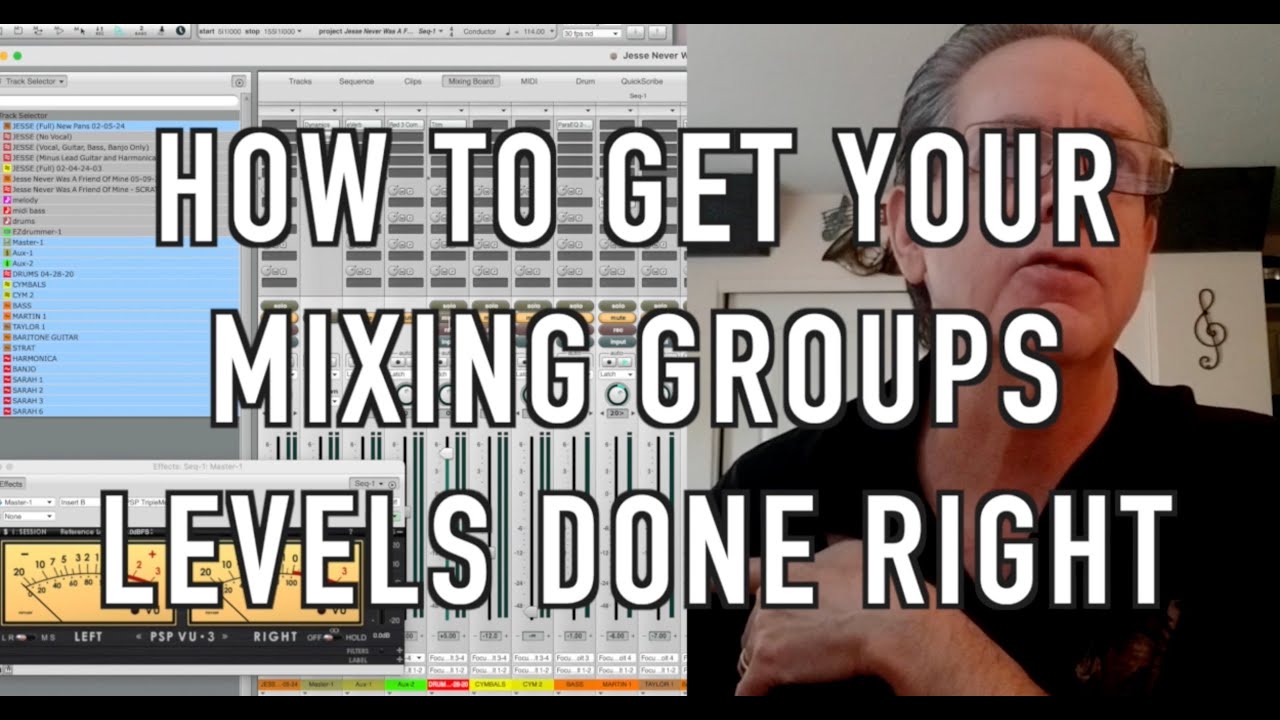 How To Get Your Mixing Groups Levels Done Right - YouTube