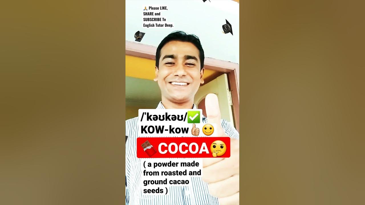 How To Pronounce COCOA Correctly English Speaking Practice With how-to-pronounce-cocoa-correctly-english-speaking-practice-with