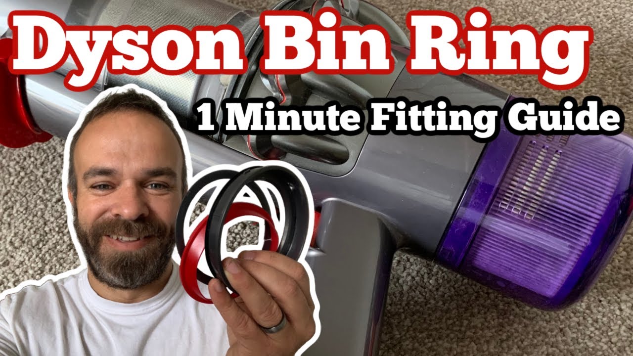 How to Fit Dyson V10 V11 V15 Bin Sealing Ring - 1 MINUTE FIX - YouTube