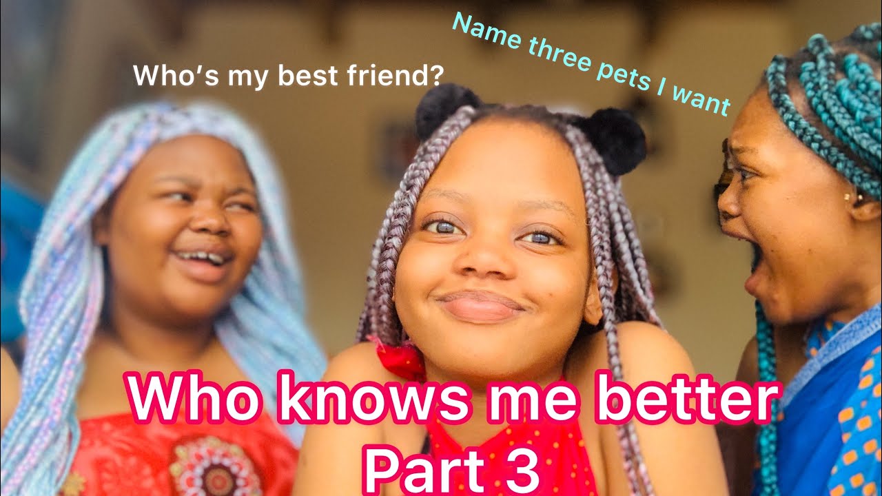 Who knows Tlhalefo better??😉||Part3|| Siblings|| South African ...