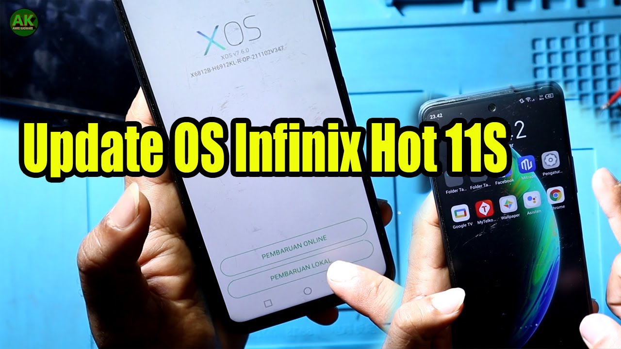 Cara update os infinix hot 11s nfc terbaru || Perbarui online XOS ...