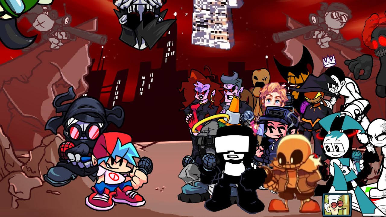 FNF - Accelerant But Everyone Sings It! (Hank) - YouTube