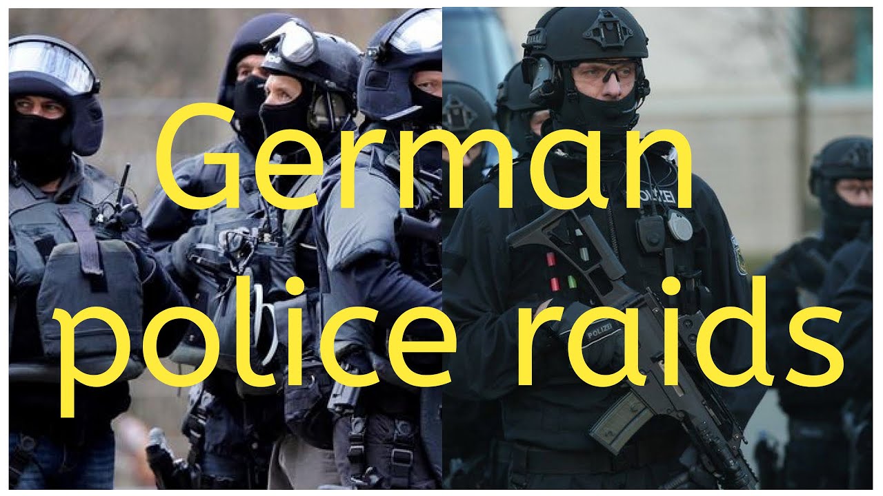 POLICE RAIDS IN GERMANY - YouTube