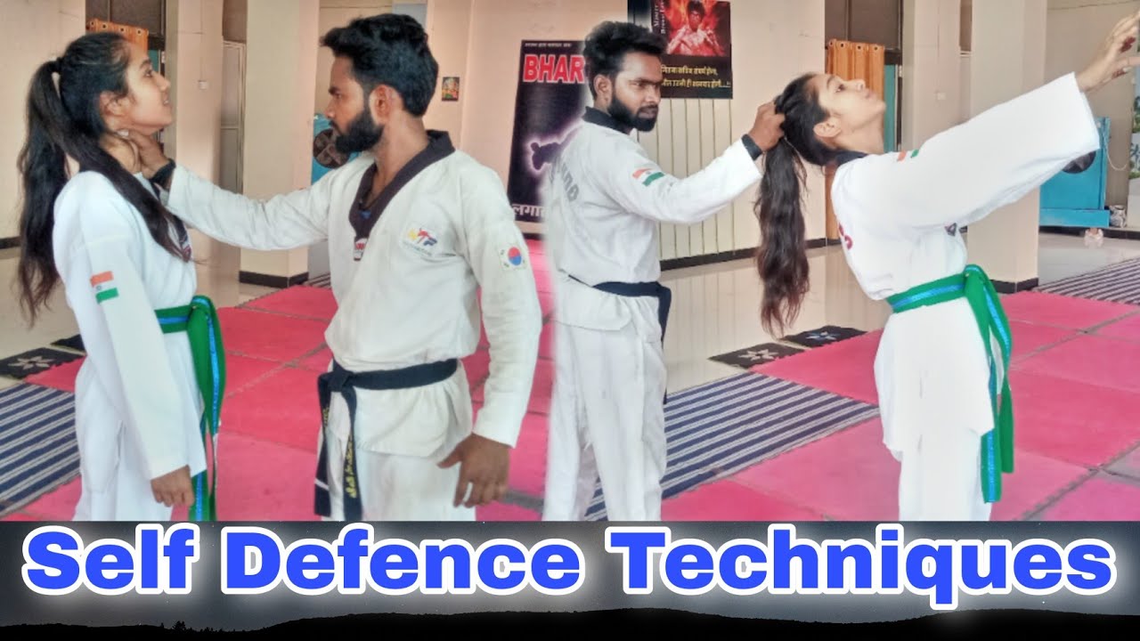 Self Defence Techniques For Girls || self defense training - YouTube