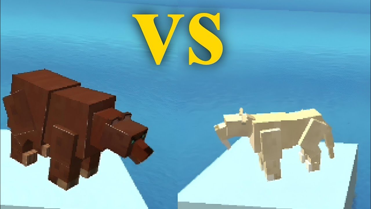 blocky Dino ice age arena: android Gameplay wolkthough - Cave Bear VS ...