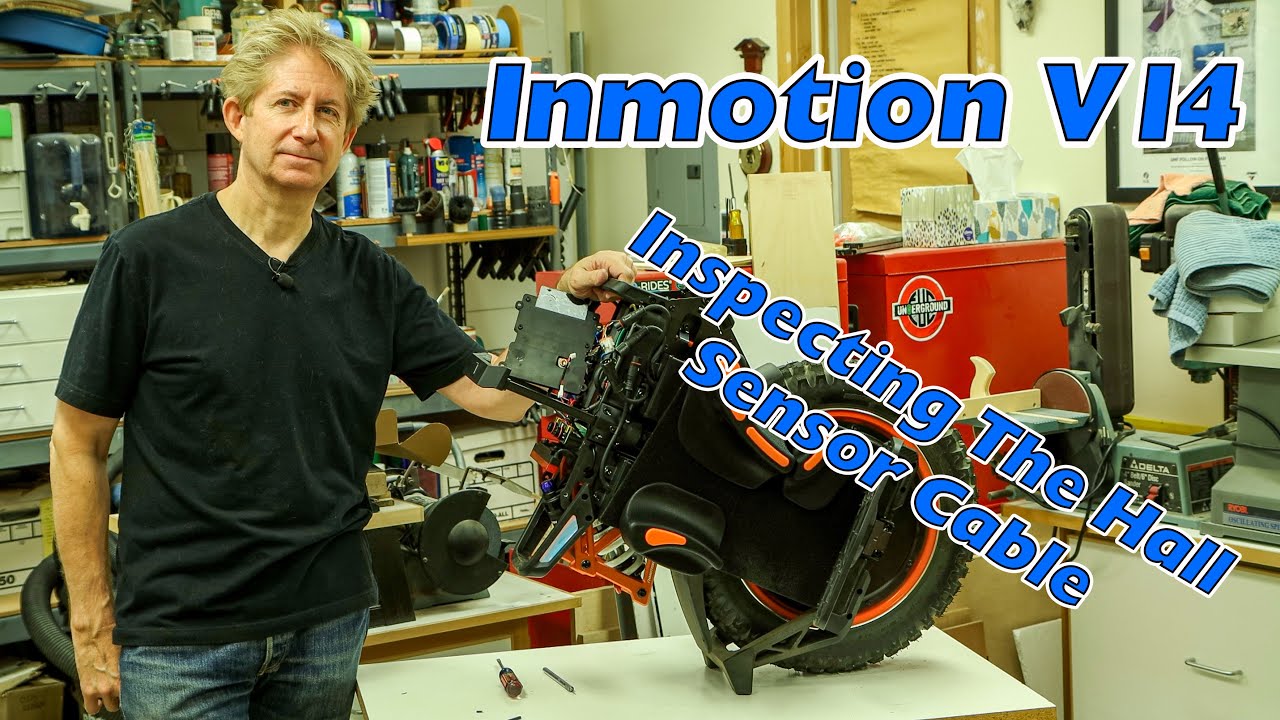 Opening and Inspecting the Inmotion V14 for the Hall Sensor Connector ...