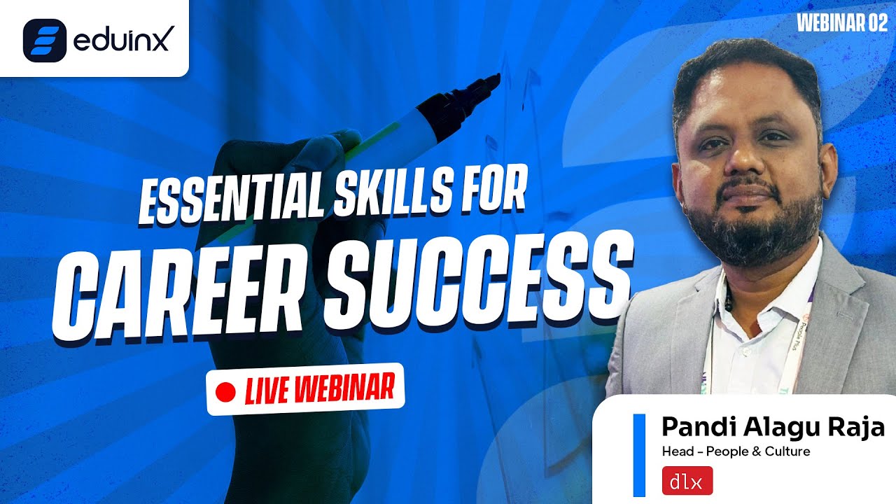 Essential Skills for Career Success | Expert Insights with Pandi Alagu Raja | Eduinx - YouTube