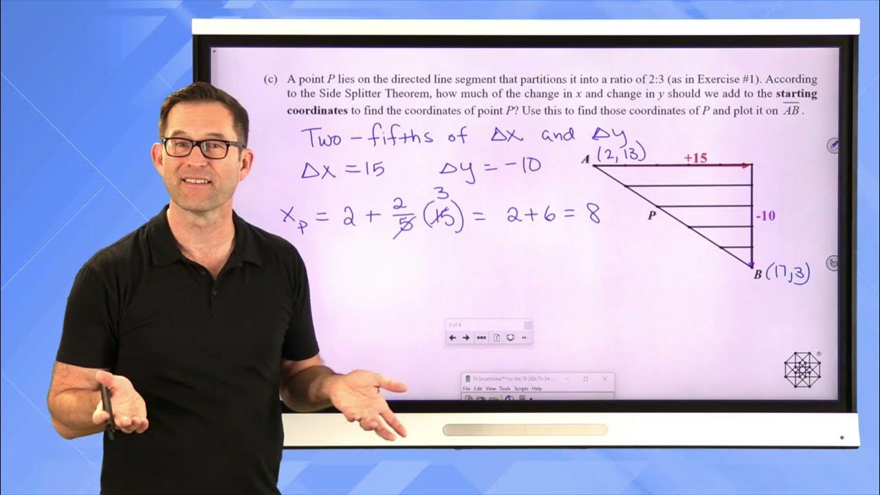 N-Gen Math Geometry.Unit 7.Lesson 9.Partitioning a Line Segment - YouTube