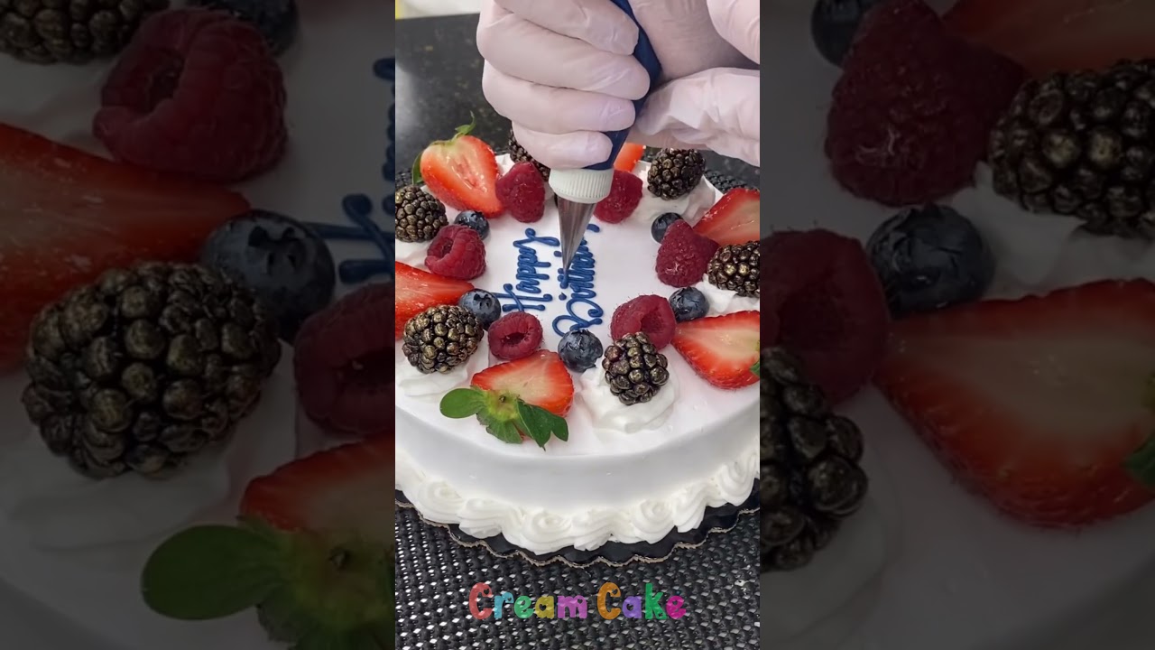 Cream Cake Decorating Compilation 42 - YouTube