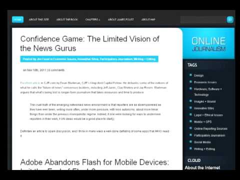 Online Journalism: Principles and Practice of News for Web - YouTube