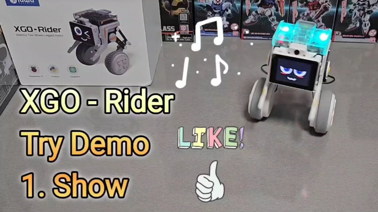 XGO-Rider Tty Demo 1.Show 엑스고 라이더 데모 쇼 코딩 교육 개발자용 테스트 로봇 - YouTube